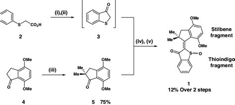 Synthesis Of Molecular Motor 1 I Socl 2 Dmf Cat 75 °c 1 H