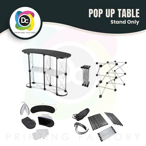 Pop Up Table With Printing Without Printing Dcprintingfactory