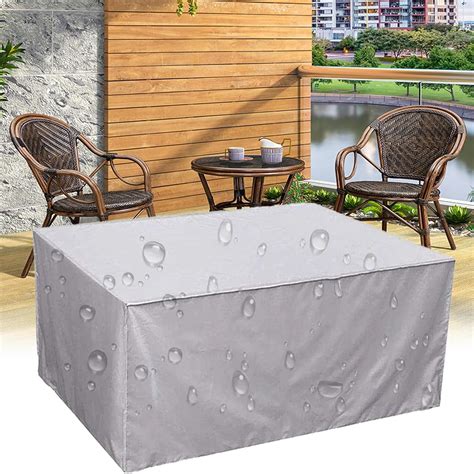 Hyfbh Garden Furniture Covers Waterproof 210x200cm Oxford Fabric