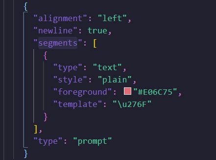 Text Property Not Defined Issue JanDeDobbeleer Oh My Posh GitHub