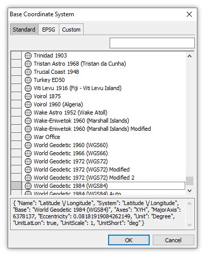 Base Coordinate System