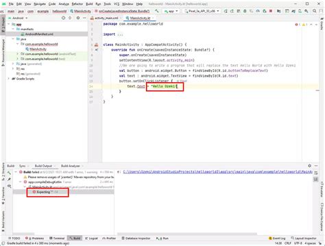 Kotlin Sms Tutorial Hello World