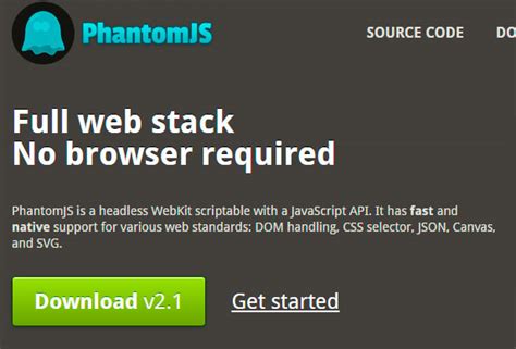 Как установить Phantomjs на Windows