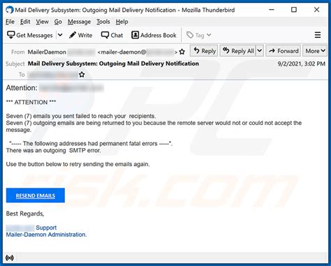 Outgoing Mail Error Scam Removal And Recovery Steps Updated