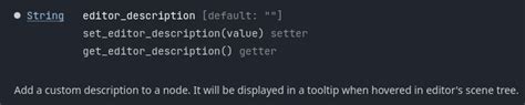 Nodeeditordescription Documentation Missing · Issue 3621 · Godotenginegodot Docs · Github