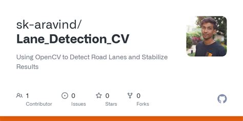 Github Sk Aravind Lane Detection Cv Using Opencv To Detect Road Lanes And Stabilize Results