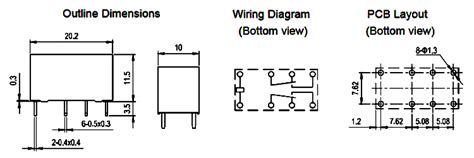 DPDT DC Signal Relay