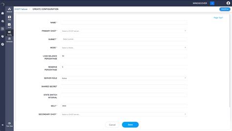 Configuring Dhcp Failover