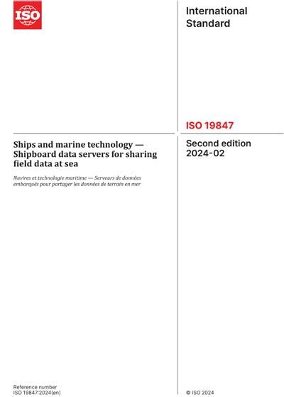 ISO Ships And Marine Technology Shipboard Data Servers For Sharing Field Data At Sea