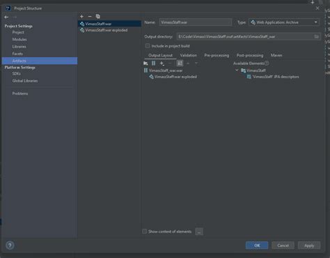 Java How To Create And Deploy War In Intellij Stack Overflow