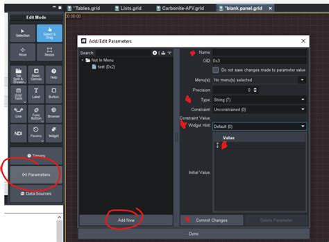 Creating A Custom Widget For Use With Device Parameters Facility Control