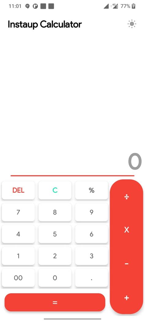 Instaup Calculator