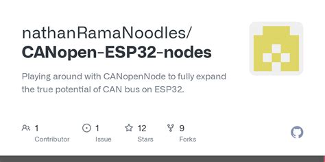 github nathanramanoodles canopen esp32 nodes playing around with