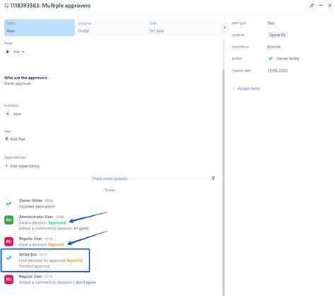 Configure Request Approvals Only One Approval Needed Wrike Help Center