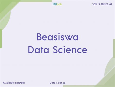 Program Beasiswa Data Science Bangun Portfolio Untuk Boost