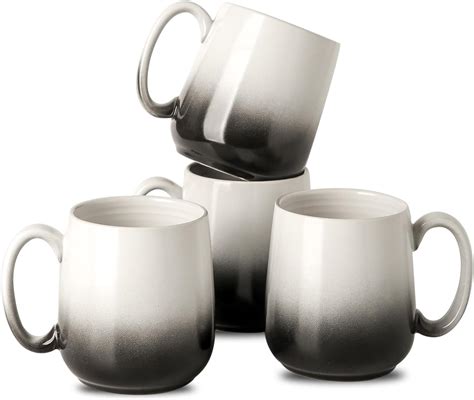 Hasense Coffee Mugs 15 Oz Ceramic Coffee Cups Set Of 4