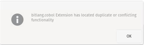 Bitlang Cobol Extension Used By Z Open Editor Conflicts With That Used By Vscode Ibmi Issue