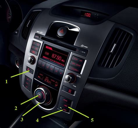 Отключение автоматического включения кондиционера климатической установки — Kia Cerato 2g 1 6