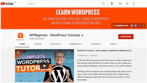 How To Add YouTube Subscribe Button In WordPress