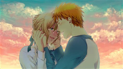 Artoria Pendragon Saber And Emiya Shirou Fate And More Drawn By Omty Danbooru