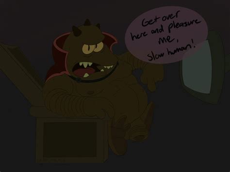 Rule 34 20th Century Fox Alien Anthro Bastardpalace Black Eyes Brown Body Brown Skin Cape