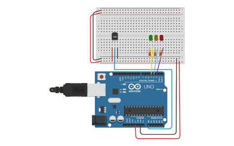 Circuit Design Tmp 36 Temperature Sensor With Arduino In Tinkercad