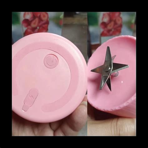 휴대용 믹서기 전기 과즙 짜는 기계 과일 믹서 Usb 충전식 스무디 미니 믹서기 개인 착즙기 화이트 티몬