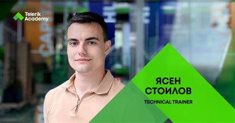 💬 Днес те срещаме с Ясен Стоилов технологичен трейнър в Alpha C 👇
