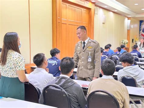 โรงเรียนนายร้อยตำรวจ ออกประชาสัมพันธ์ การรับสมัคร นตท 67 ตร ณ ร ร เบญจมเทพอุทิศ จ เพชรบุรี