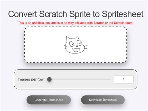github darksidealex scratch sprite to spritesheet a simple tool which allows the user to