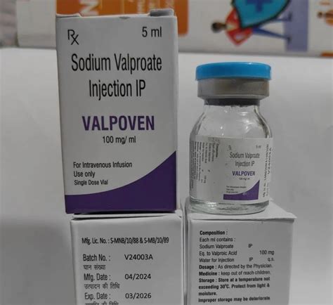 Sodium Valproate Injection Packaging Size 5 Ml At Best Price In Nagpur