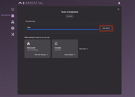 UI How To Run Benchmark Tests Moonshot