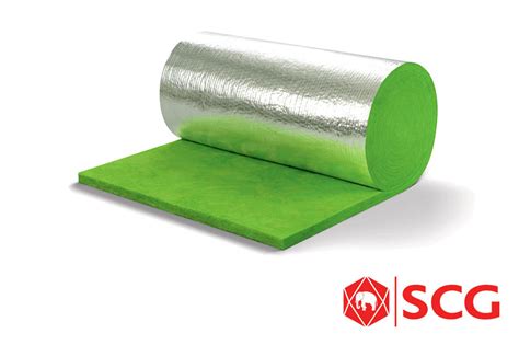 ฉนวนใยแก้ว Scg สำหรับหุ้มท่อลมปรับอากาศ ท่อแอร์ Duct กันความร้อนความ