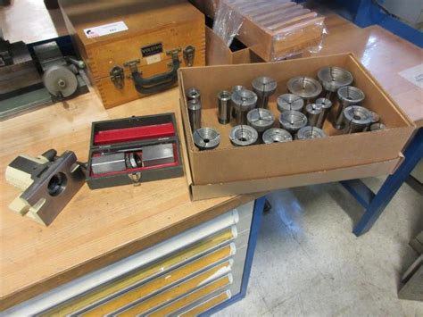 Machines Used 5c Tooling Closer Collet Block Set Assorted Emergency Collets And Step Chucks