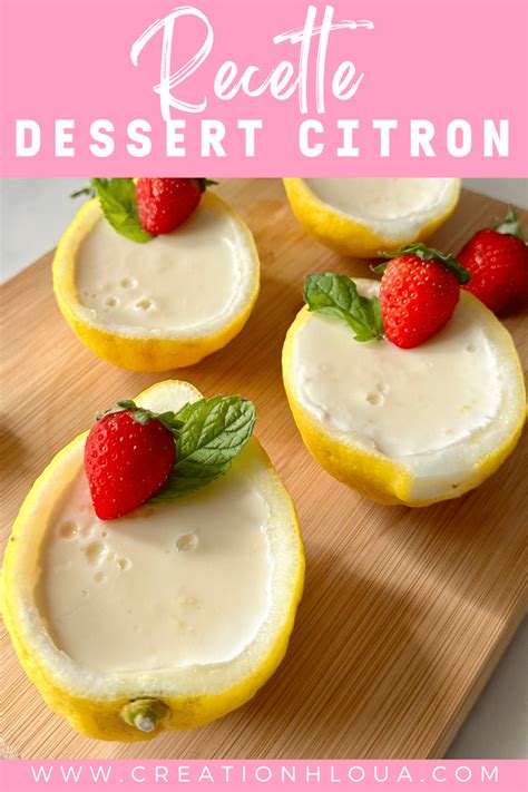 Dessert Citron Dessert Au Citron Recette Dessert Recette Citron