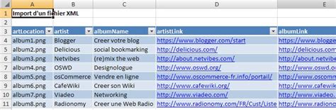vba les fichiers xml