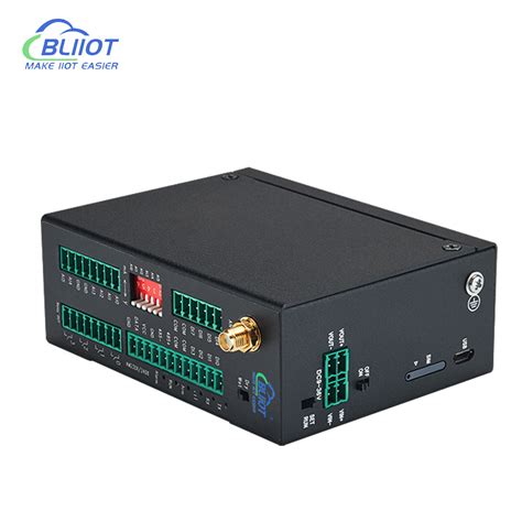 BLIIOT 4G Modbus RTU IO Module Farm Temperature And Humidity Collection SMS Phone Alarm Automat