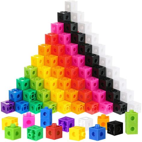 Shappy 600 Pcs Math Cubes Educational Counting Toy Math Manipulatives Counting Cubes Connecting