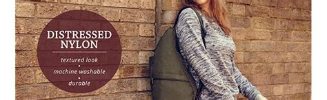 Ameribag Small Classic Distressed Nylon Mango Handbags