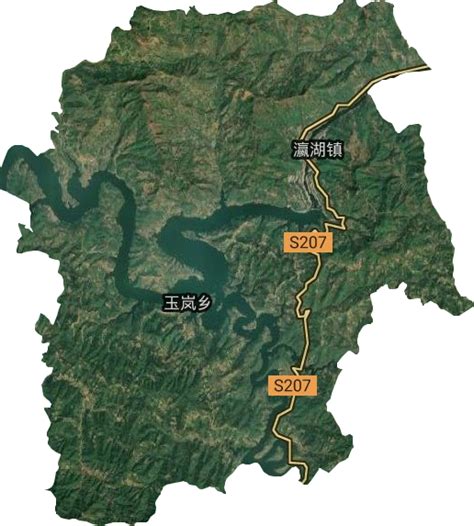 瀛湖镇高清电子地图