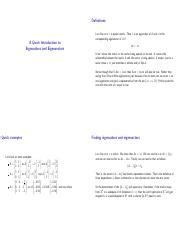 Understanding Eigenvalues And Eigenvectors Definitions And Course Hero