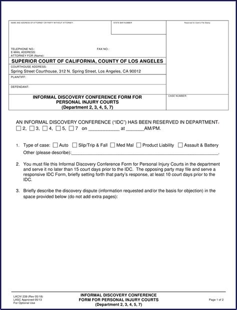 Los Angeles County Court Forms Form Resume Examples Wk9yzn6ry3