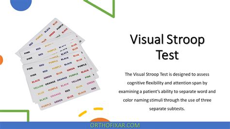 Visual Stroop Test Explained Easily Orthofixar