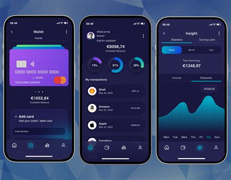 Wallet App Ui On Behance