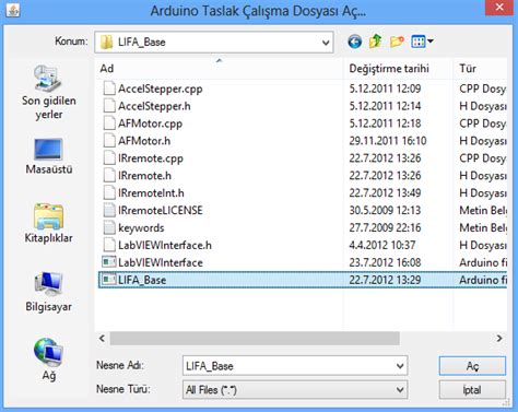 LabVIEW İle Arduino Programlama LIFA Kodu roboturka