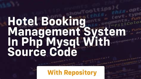 Hotel Booking Management System In Php Mysql With Source Code Youtube