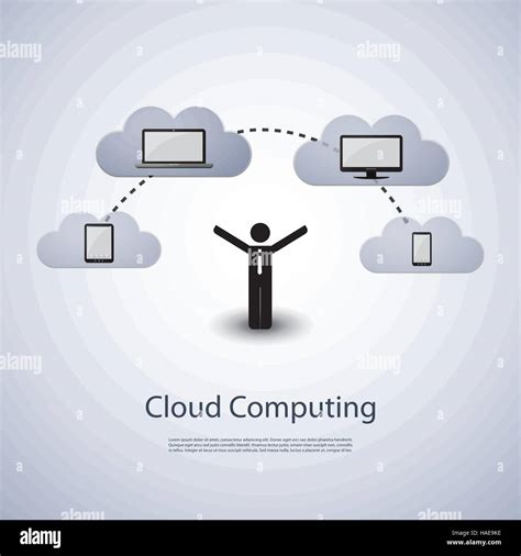 Cloud Computing Concept Stock Vector Image Art Alamy