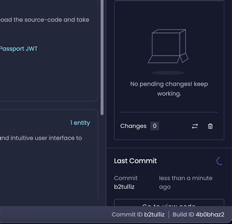 🐛 Bug Report Client Last Commit Panel Is Partially Covered By The