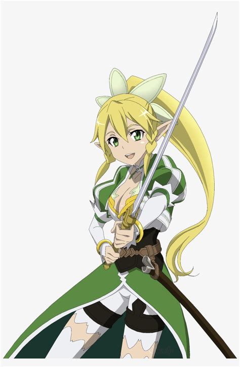 Image Kirito And Leafa Sword Art Online Leafa Render Free Transparent Png Download Pngkey