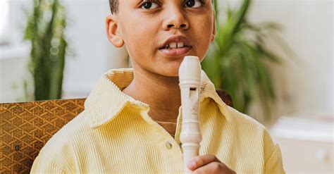 가정 학습 가정 환경 곱슬머리 관악기 기술 개발 녹음기 놀이 레져 활동 리코더 플루트 뮤지션 셀렉티브 포커스 소년 손에 들고 수심에 잠긴 수직 쐈어